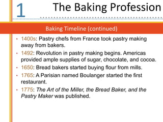 the baking profession | PPT
