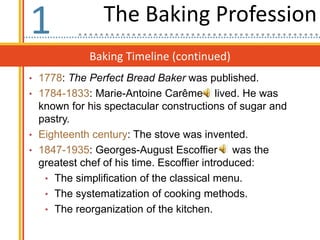 the baking profession | PPT