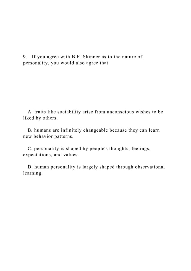 1. According to Erik Erikson, generativity-versus-stagnation .docx