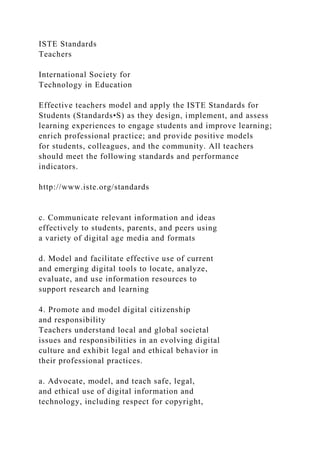 1. Facilitate and inspire student learning and creativity.docx