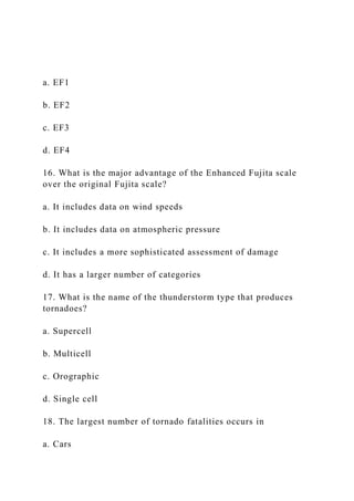 1. In the USA thunderstorms occur most frequently a. In th.docx