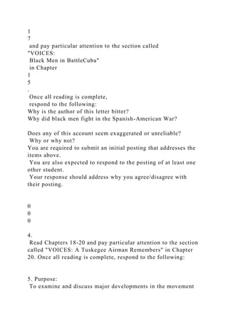 1. Read Chapters 6-10 and pay particular attention to .docx