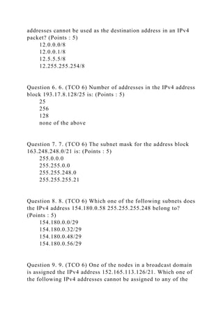 1. (TCO 6) An address that identifies an application at the trans.docx