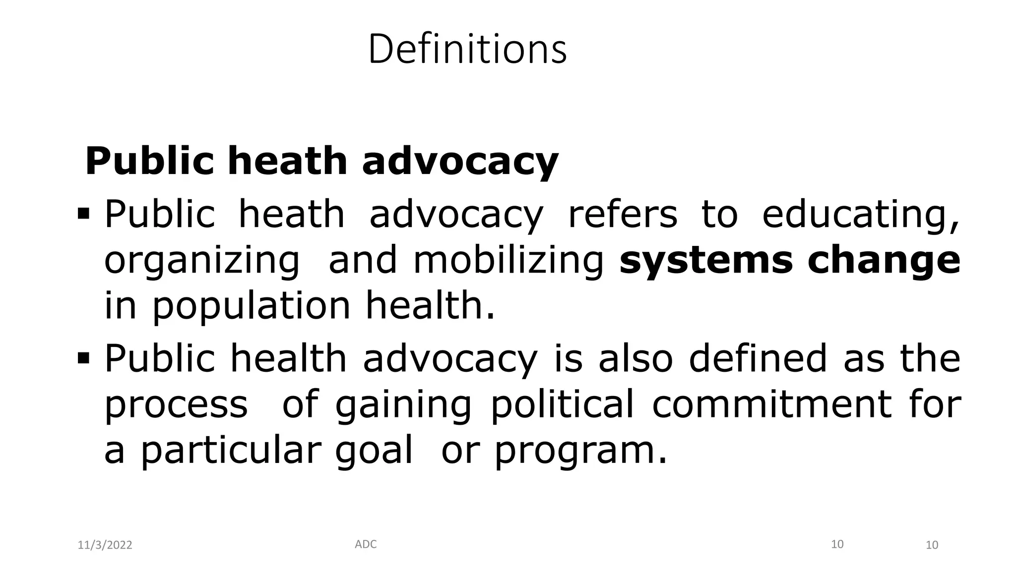 1. PUBLIC HEALTH ADVOCACY -1.pptx