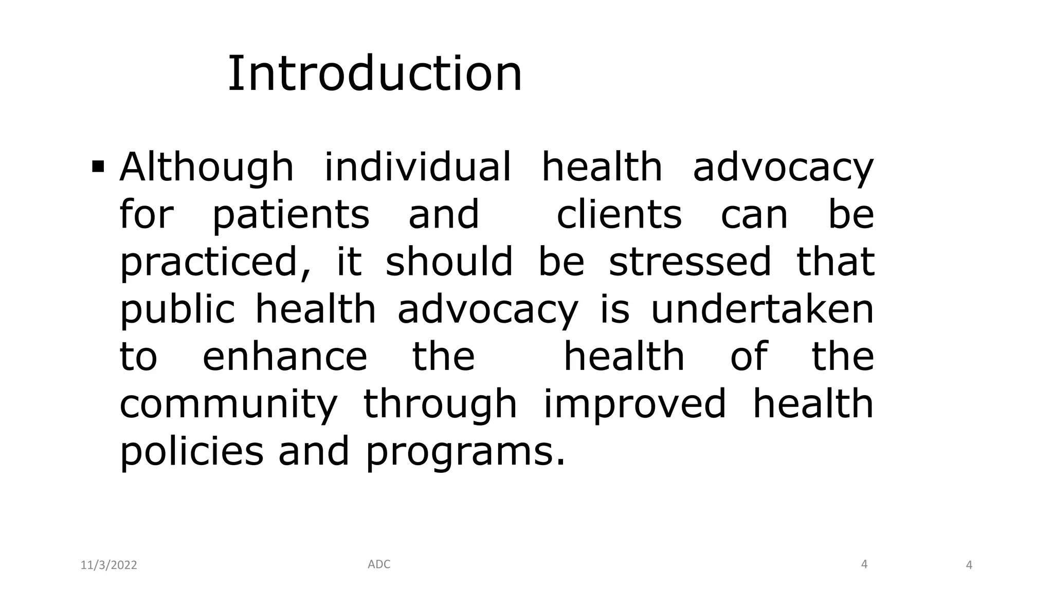 1. PUBLIC HEALTH ADVOCACY -1.pptx