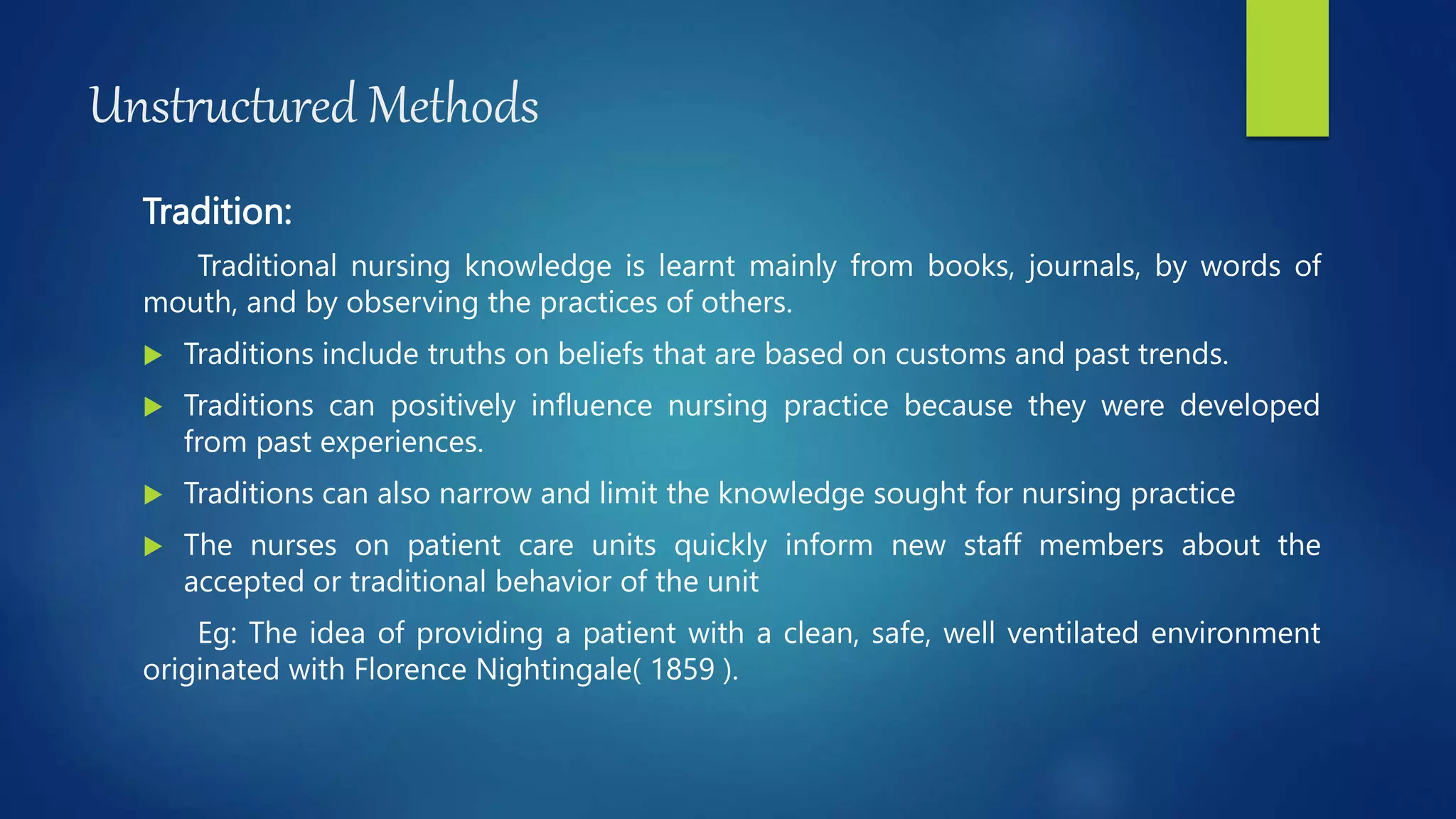 1. Methods of acquiring knowledge in Nursing.pptx