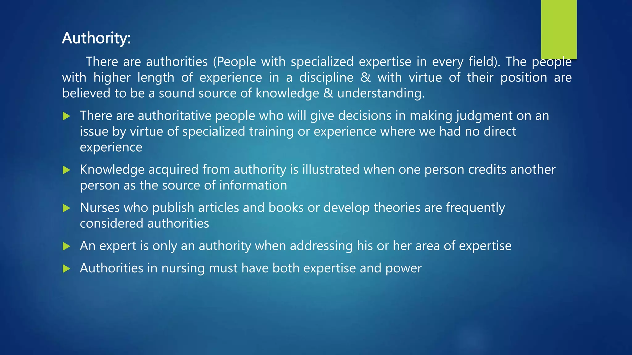 1. Methods of acquiring knowledge in Nursing.pptx