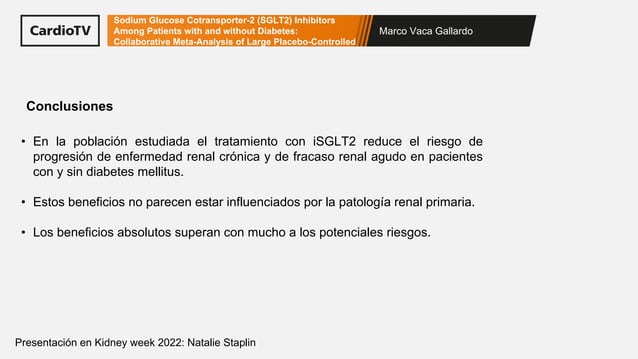 Metaanálisis iSGLT2 en pacientes con y sin diabetes | PDF