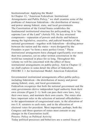 1. Public Policy Understanding public policy is both an art a.docx
