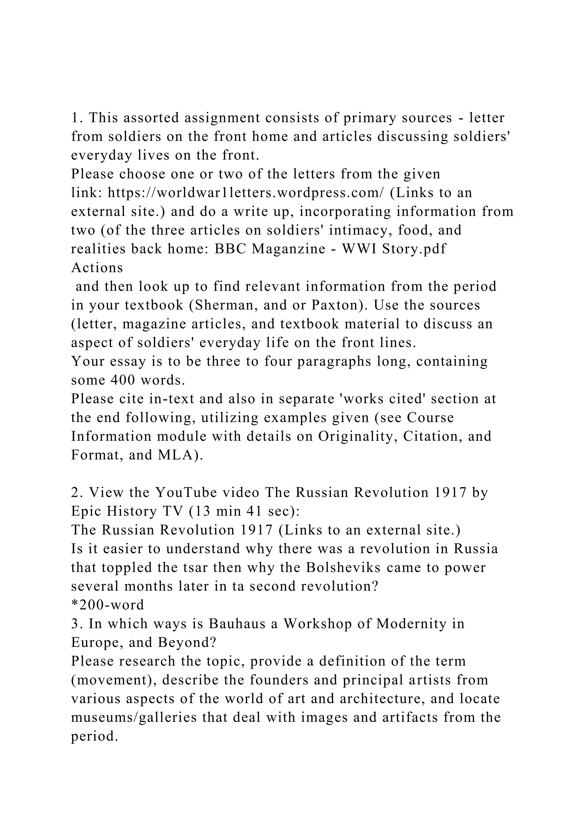 1. This assorted assignment consists of primary sources - letter f.docx