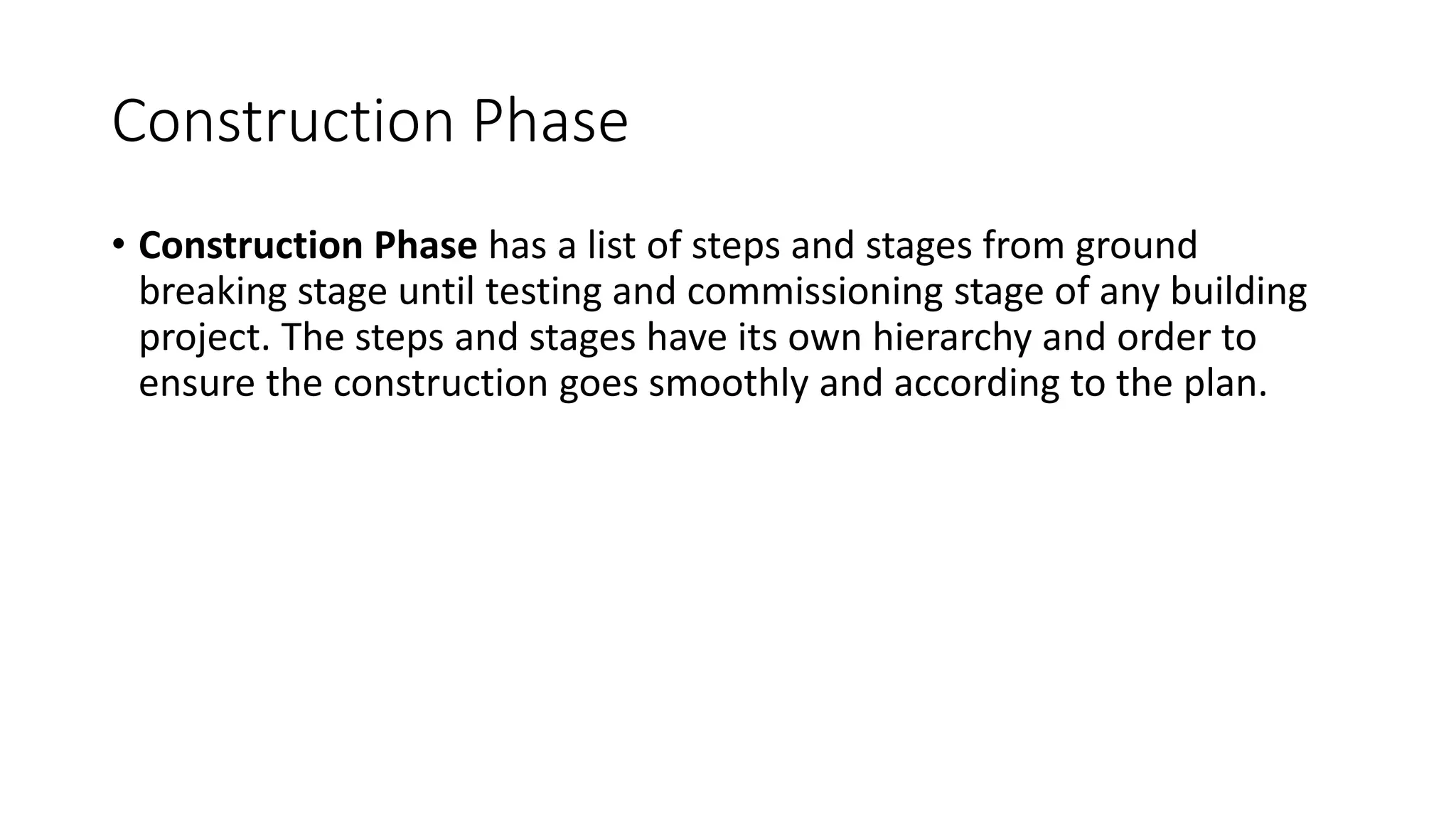 Construction Stages and Construction Teams | PDF