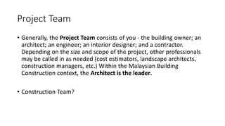 Construction Stages and Construction Teams | PDF