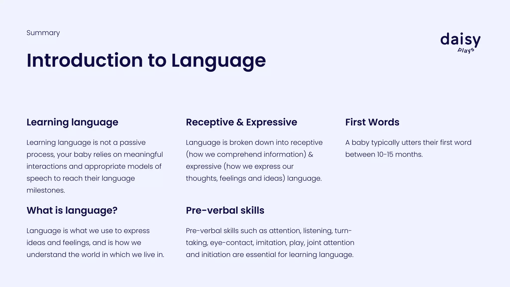 1. Introduction to Language | PDF