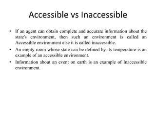1.1 What are Agent and Environment.pptx | Artificial Intelligence ...
