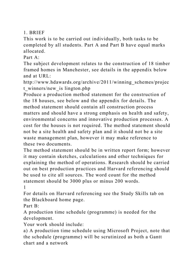 1. BRIEF This work is to be carried out individually, both tasks t.docx