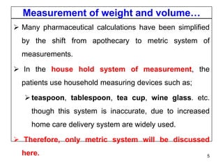 1. Chapter one Pharma Calculation(1).ppt