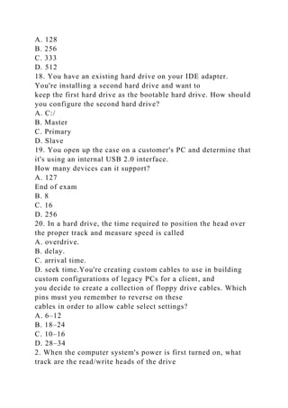 1. High-level formatting in Windows XP, Vista, and 7 uses which tool.docx