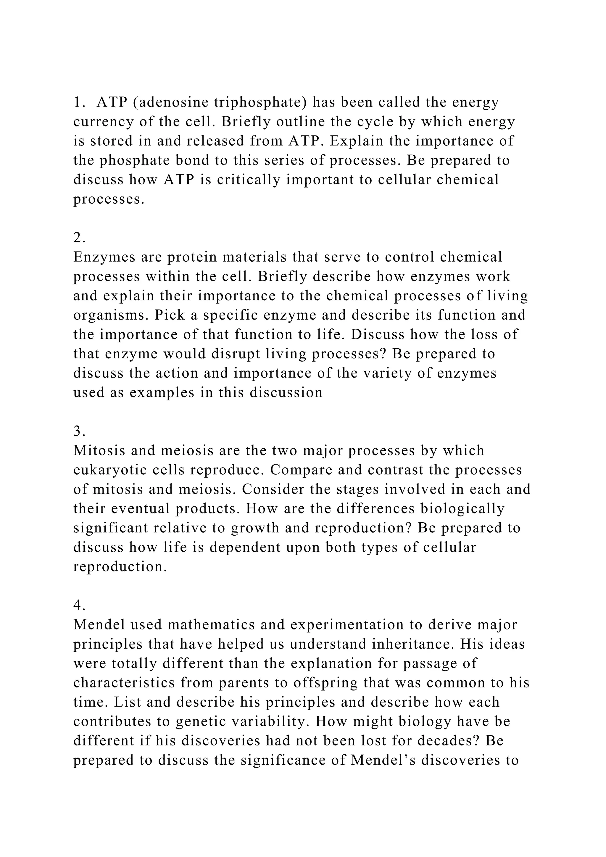 1. ATP (adenosine triphosphate) has been called the energy currency.docx