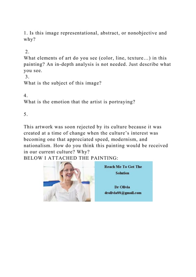 1. Is this image representational, abstract, or nonobjective and why.docx