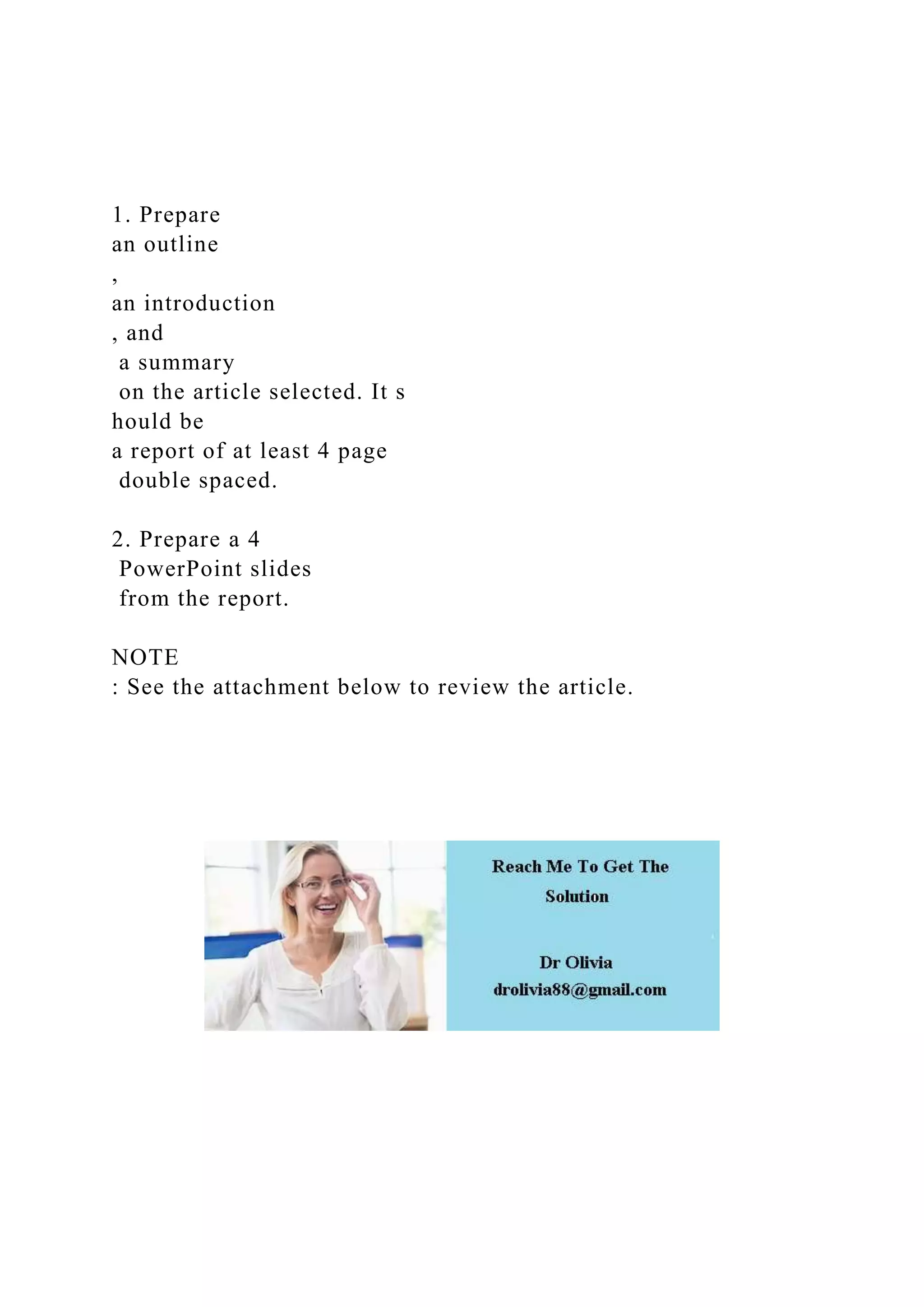 1. Prepare an outline, an introduction, and a summary.docx | Technology ...