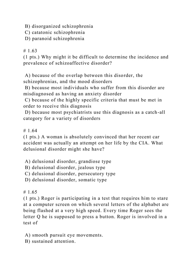 1.20(1 pts.) In the 70s, Dr. Richard Raskin underwent a radical su.docx