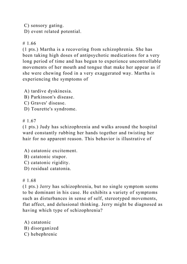1.20(1 pts.) In the 70s, Dr. Richard Raskin underwent a radical su.docx