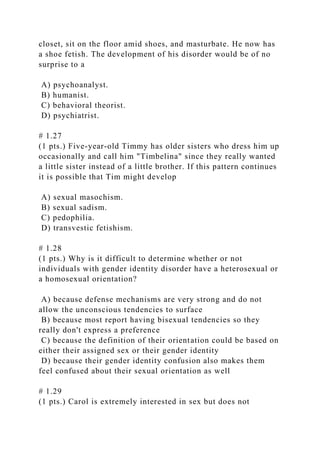 1.20(1 pts.) In the 70s, Dr. Richard Raskin underwent a radical su.docx
