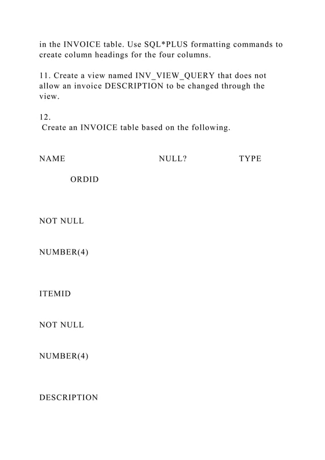 1.Create an INVOICE_2 table from the INVOICE table using a selec.docx