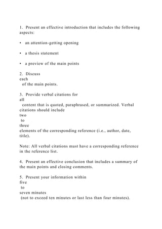 1. Present an effective introduction that includes the following as.docx