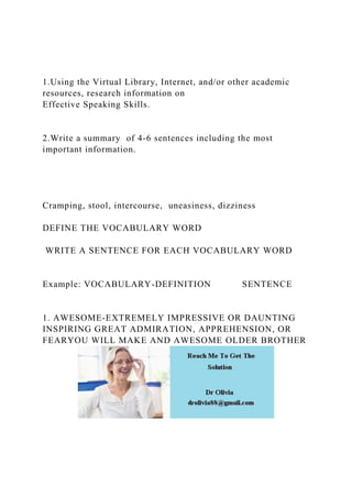 1.Using the Virtual Library, Internet, andor other academic res.docx