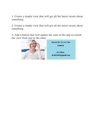 1. Create a simple view that will get all the late.docx
