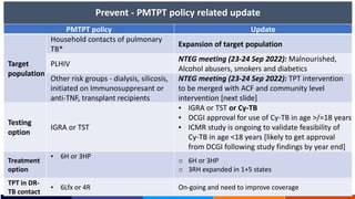 NTEP status updates and plans for ending TB in India | PPTX