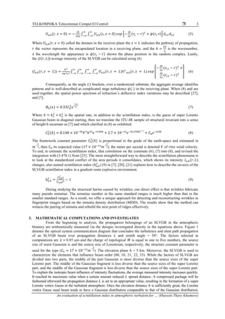 An evaluation of scintillation index in atmospheric turbulent for new super Lorentz vortex ...