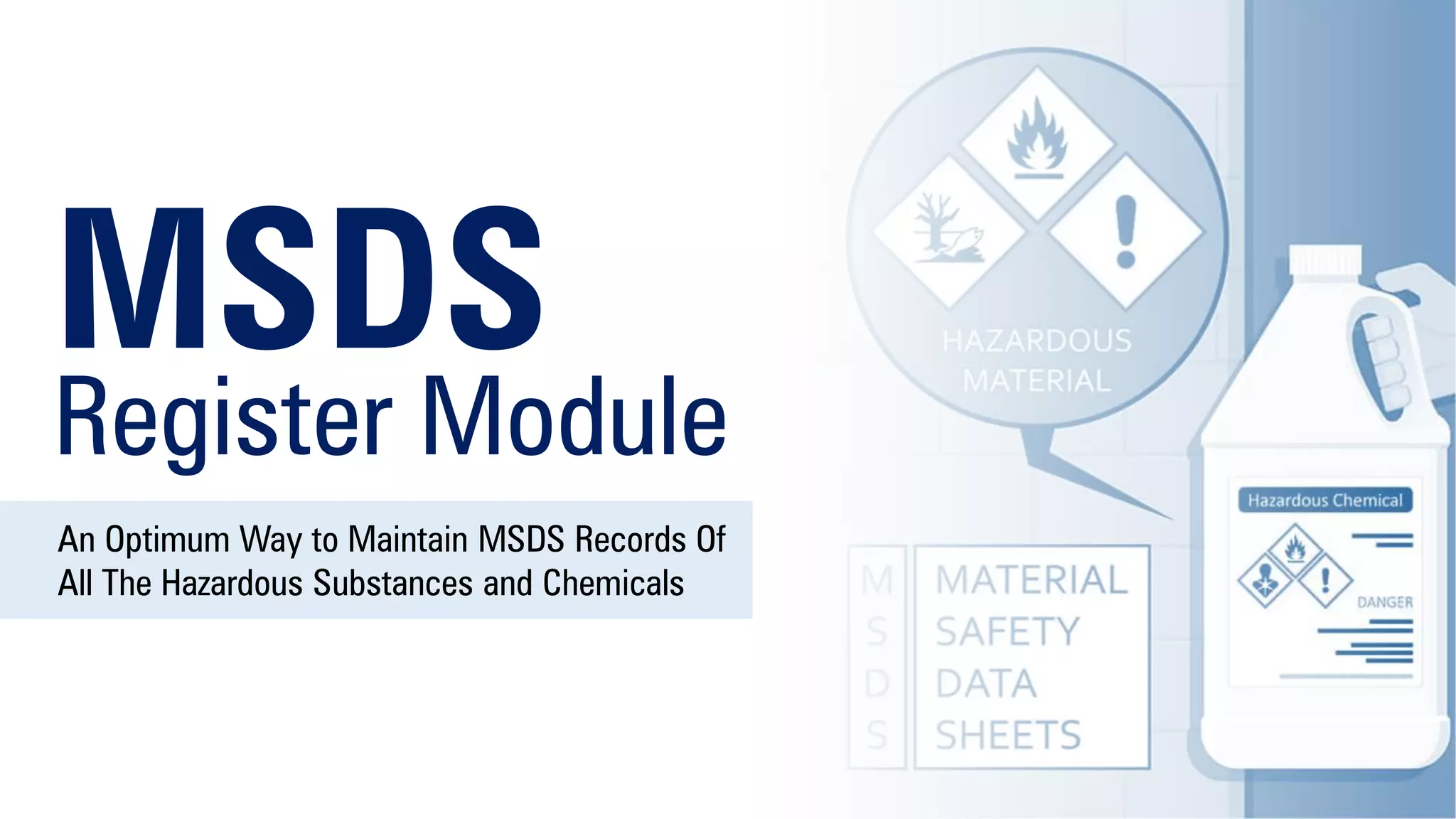 MSDS Register Module | PDF