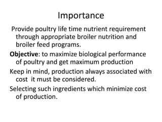 1.Importance of Poultry Feeding.pptx