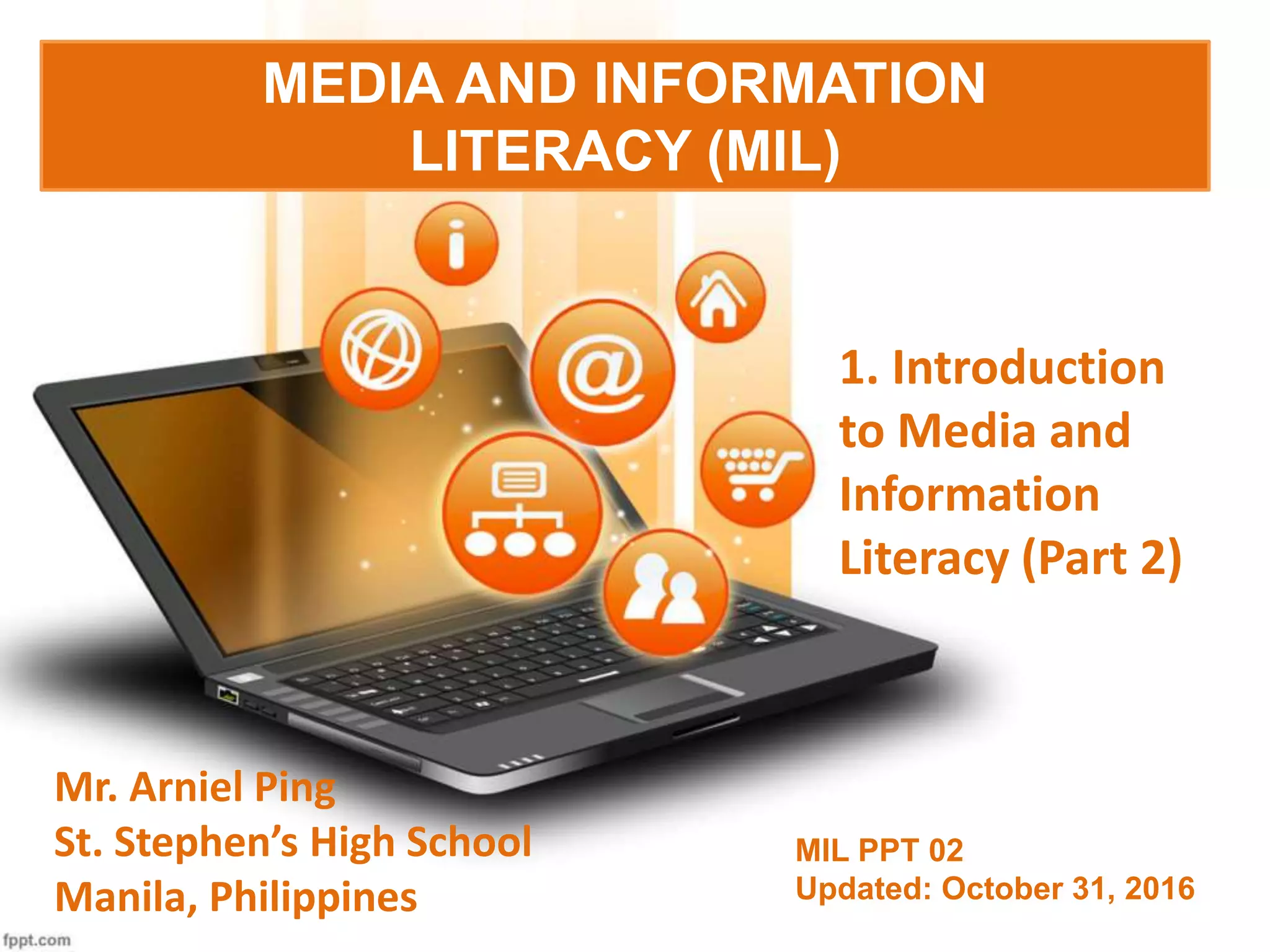 1. Introduction to MIL (Part 2)- Characteristics of Information Literate Individual and ...