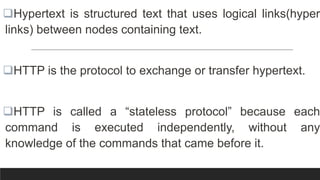 Introduction to internet | PPTX