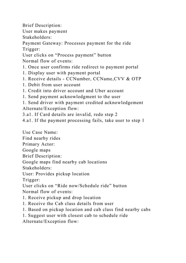 1. Use Case DiagramThe following Use Case Diagram shows the pr.docx