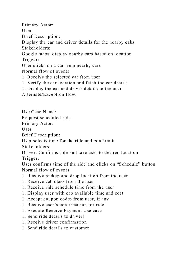 1. Use Case DiagramThe following Use Case Diagram shows the pr.docx