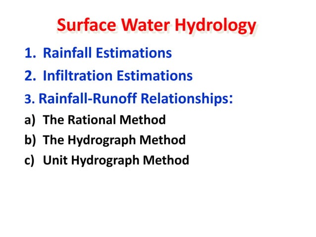 1. Introduction Environmental Hydrology & Hydraulics.pdf | Geology ...