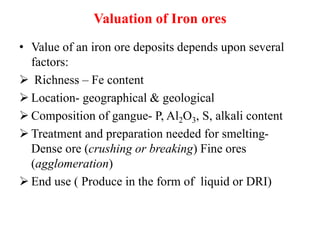 1.2 Raw materials and its preparation for iron making.pptx