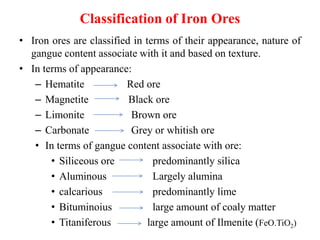1.2 Raw materials and its preparation for iron making.pptx