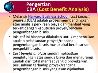 Fundamental of CBA (Cost Benefit Analysis)_ Cost Benefit Analysis (CBA ...