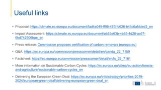 Commission proposal for a Carbon Removal Certification (CRC) Regulation ...