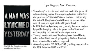 1.17.23 The Nadir: Race Relations in Early 20th C America.pptx | Law