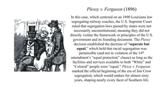 1.17.23 The Nadir: Race Relations in Early 20th C America.pptx | Law