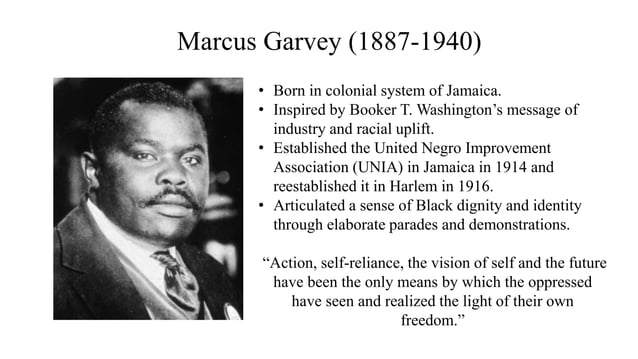 1.19.23 Early Visionaries: Washington, DuBois, and Garvey.pptx