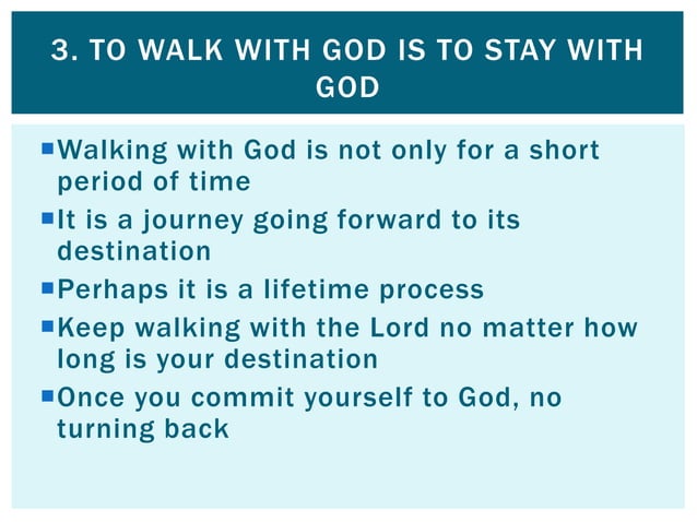 1. Walking with God in amidst of Distraction.pptx