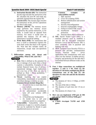 Bangladesh Bank Assistant Maintenance Engineer Question Solution. | PDF