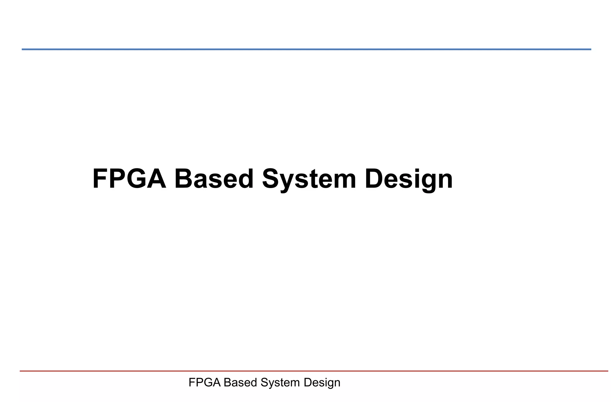 1 Fpga Architecturespdf Operating Systems Computer Software And